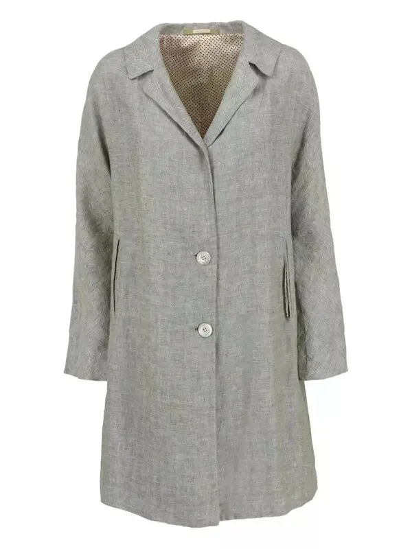 Massimo Alba Herringbone Linen Coat