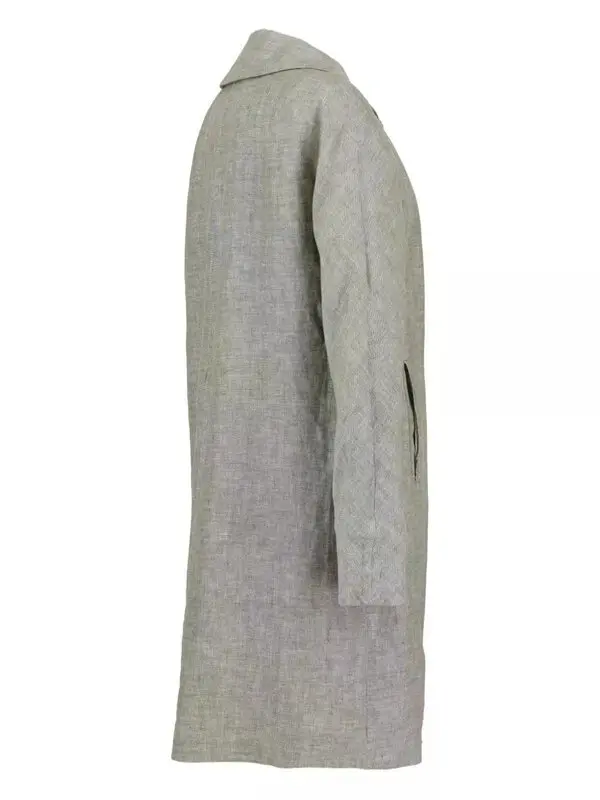 Massimo Alba Herringbone Linen Coat