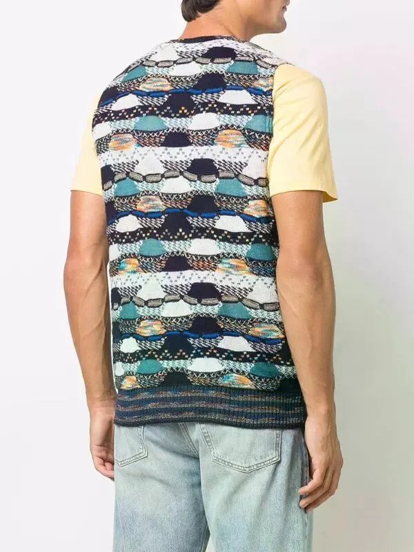 Missoni 2000s Abstract-knit Waistcoat