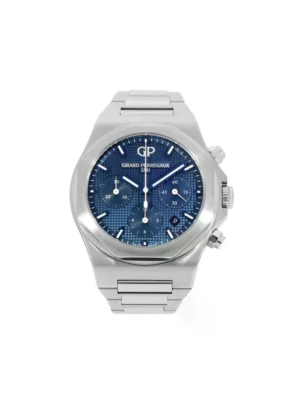 Girard-perregaux Laureato 42mm Chronograph Watch - Blue