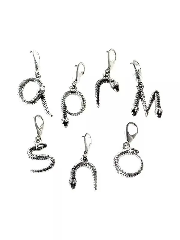 THEO FENNELL Alias Letter Charm - Silver