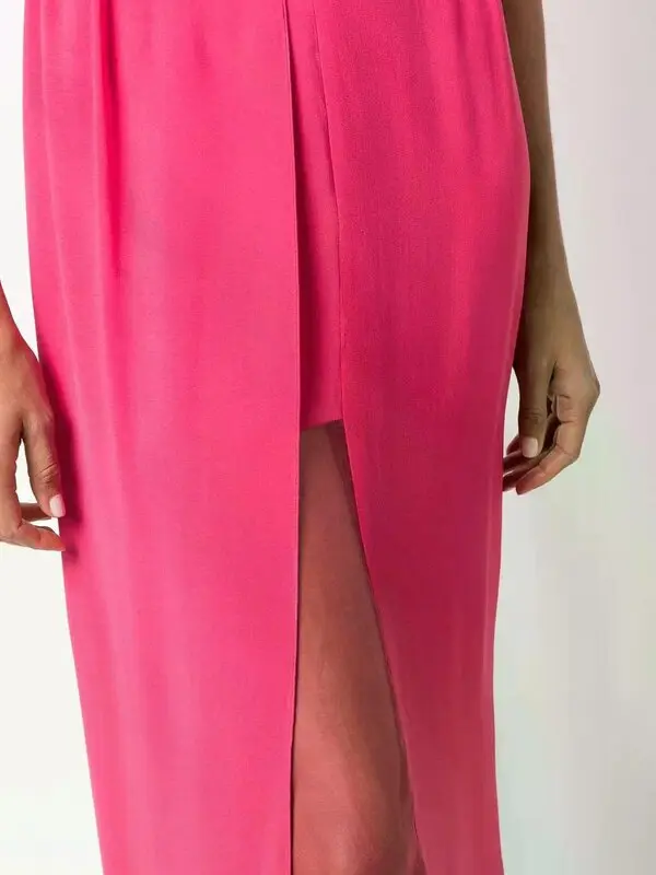 strapless open back dress Wild Rose Ombre Short Sleeve Gown – Multi