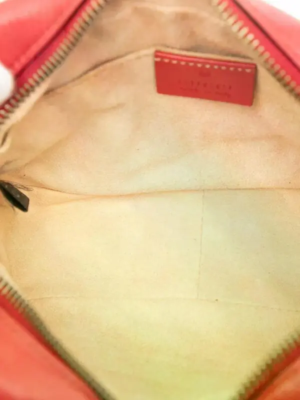Gucci Gg Marmont Matelassé Mini Crossbody Bag - Red