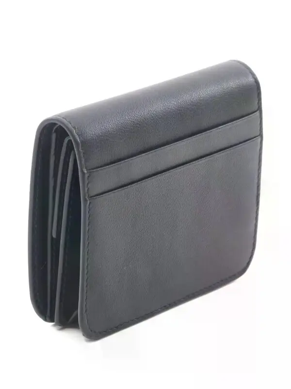 Balenciaga 2020s Leather Compact Wallet