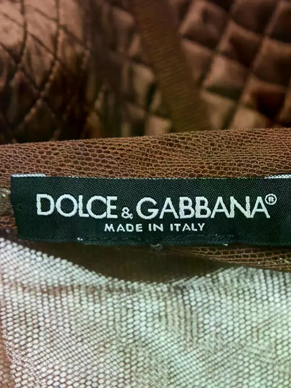 Dolce & Gabbana Ruched Midi Dress