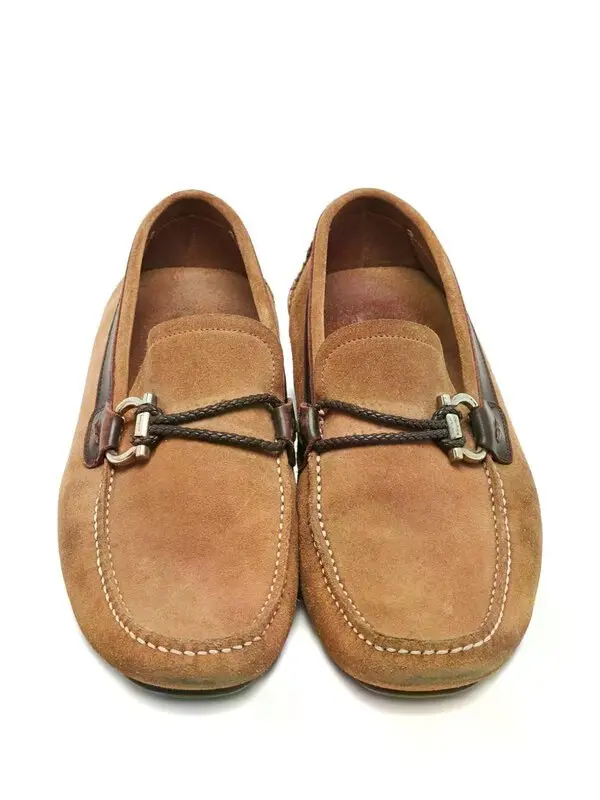 FERRAGAMO Parigi Loafers - Brown