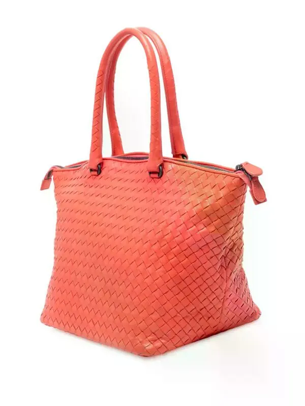Bottega Veneta Nappa Intrecciato Zip Tote Bag