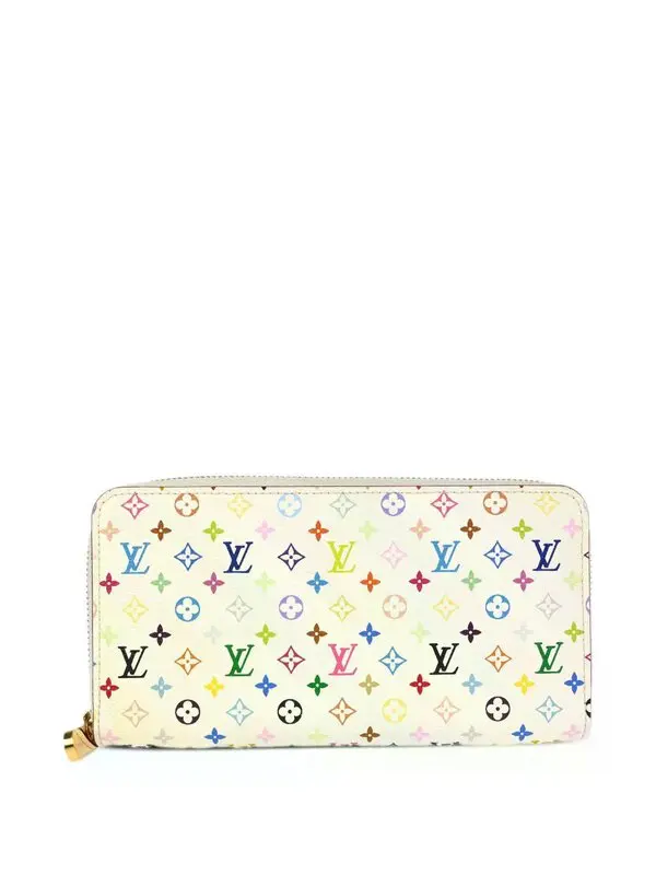 LOUIS VUITTON 2012 Multicolor Zippy Wallet - White