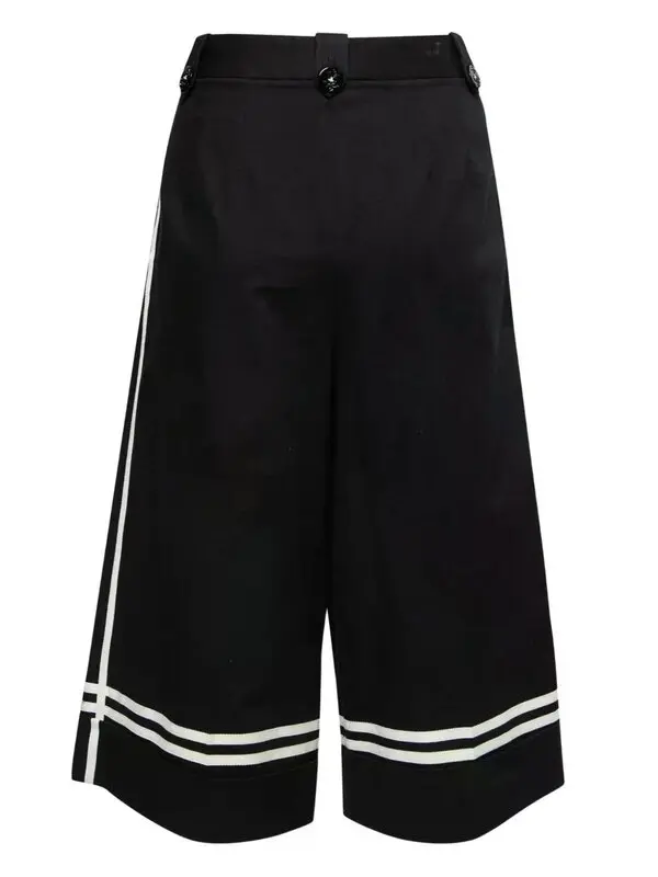 Dolce & Gabbana Embroidered Wide-leg Trousers