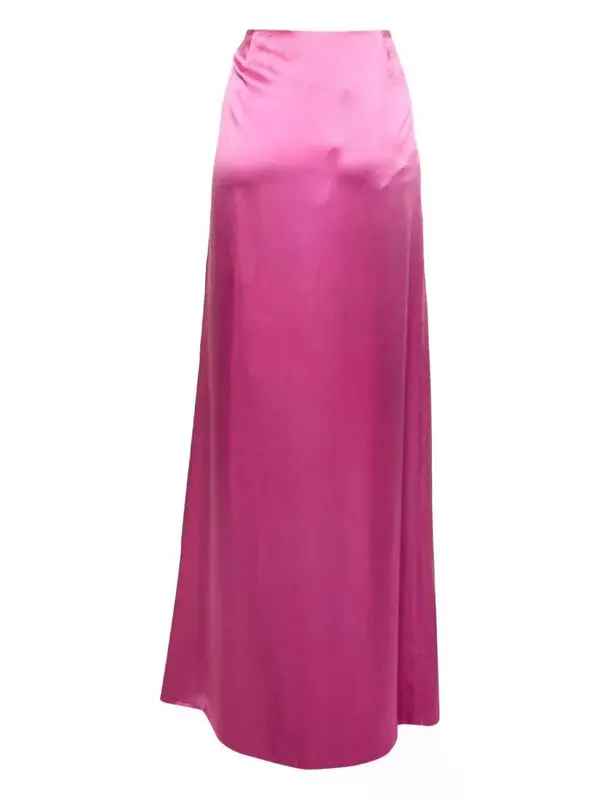 Valentino Garavani Silk Draped Maxi Skirt