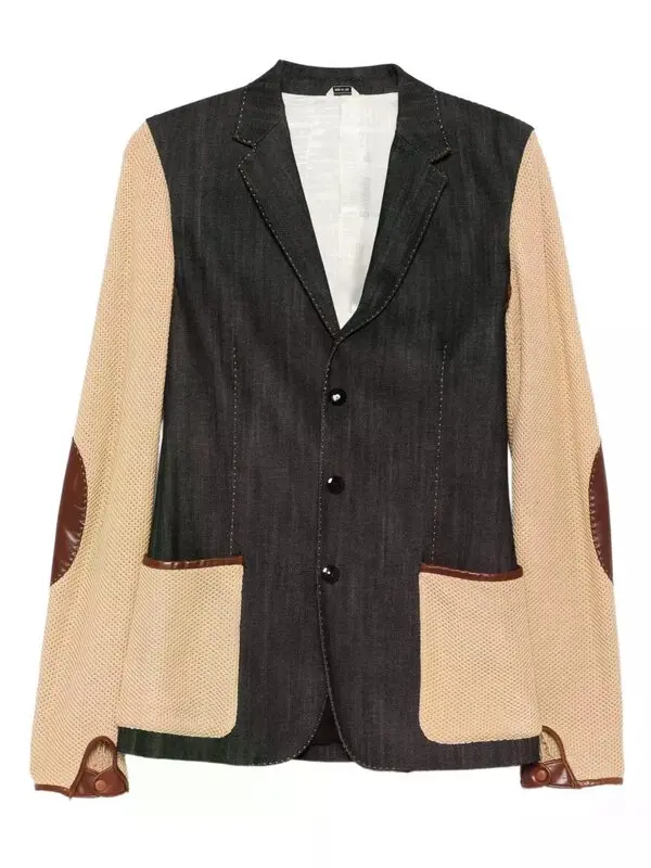 JEAN PAUL GAULTIER 2000s Contrast-panel Blazer