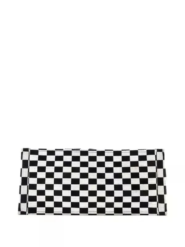 Dior Book Embroidered Canvas Large Tote Bag - Black