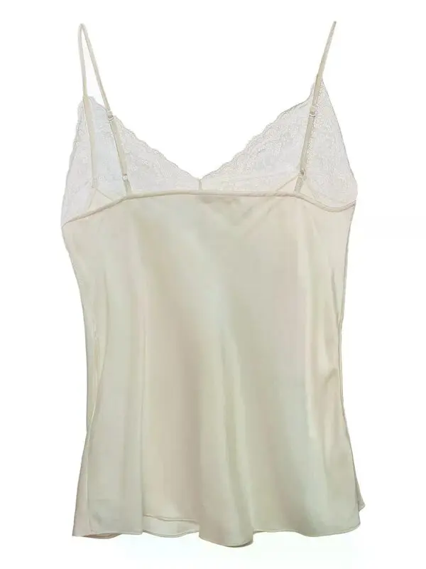 Maje Satin Lace Camisole Top