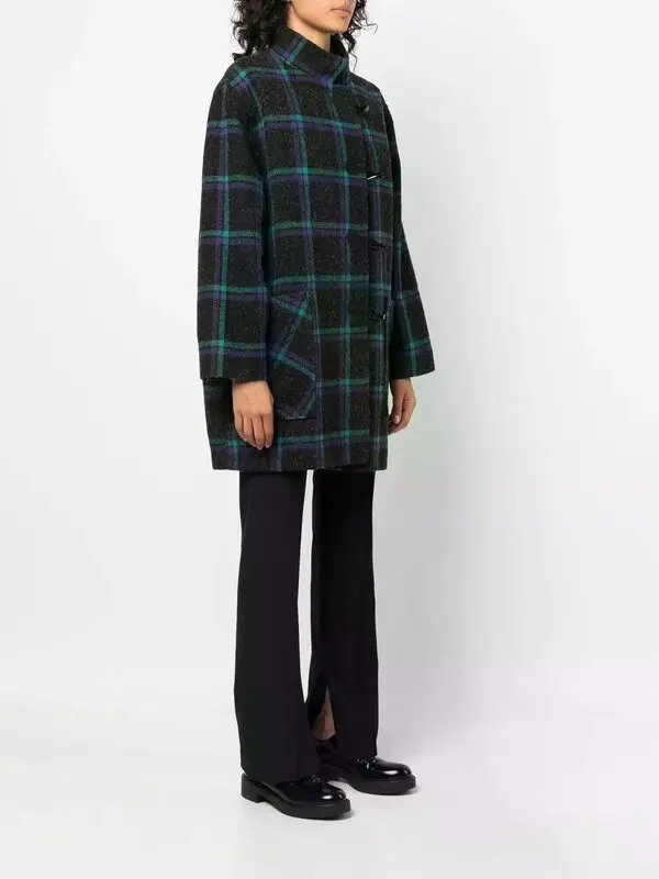 A.N.G.E.L.O. VINTAGE CULT 1980s Check-pattern Duffle Coat