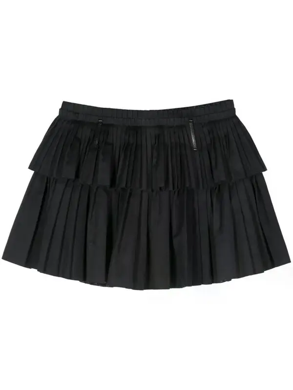Alexander McQueen 2010s Pleated Mini Skirt