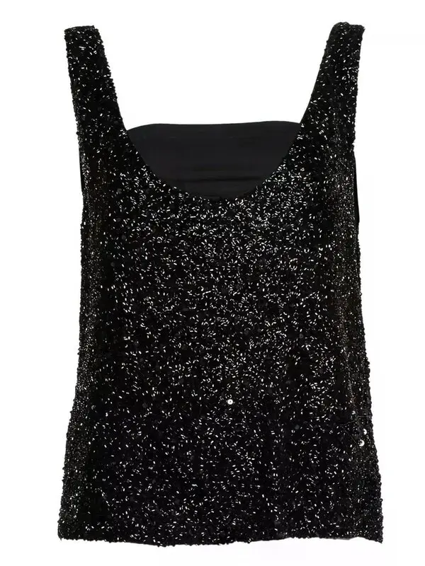 Retrofete Glitter-detailing Top