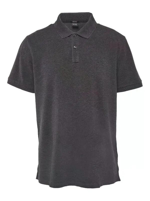BOSS Pre-owned Cotton Polo Shirt - Grey