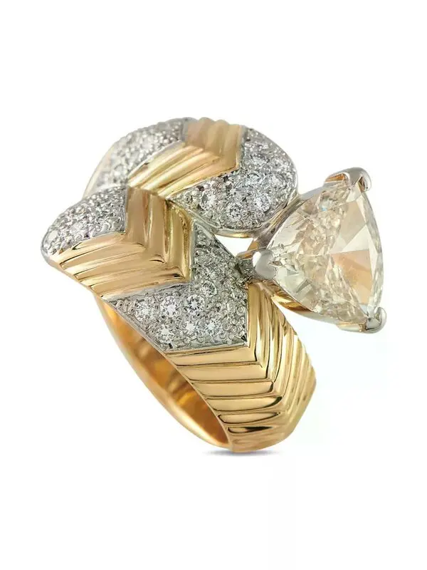 LB EXCLUSIVE 18k Yellow Diamond Ring - Gold