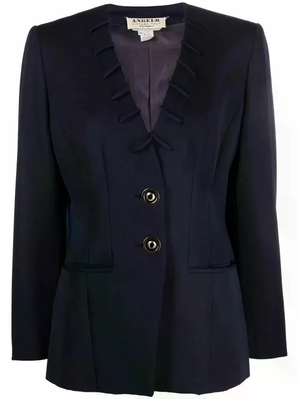 BEATRICE DI BORBONE VINTAGE 1980s Lace-up Blazer