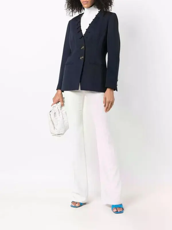 BEATRICE DI BORBONE VINTAGE 1980s Lace-up Blazer