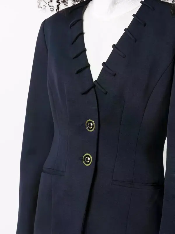 BEATRICE DI BORBONE VINTAGE 1980s Lace-up Blazer