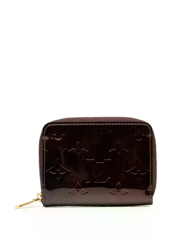 LOUIS VUITTON 2012 Monogram Vernis Zippy Purse Coin Pouch - Purple