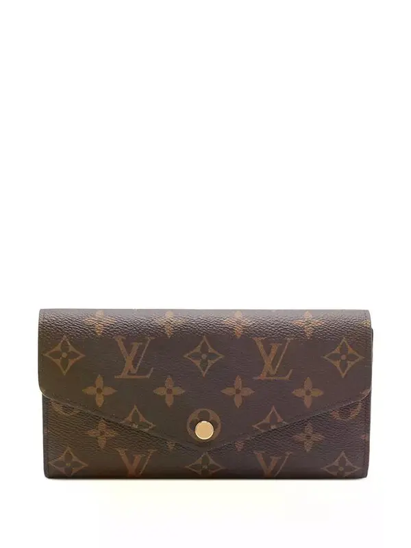 LOUIS VUITTON 2021-2025 Monogram Sarah Wallet Long Wallets - Brown