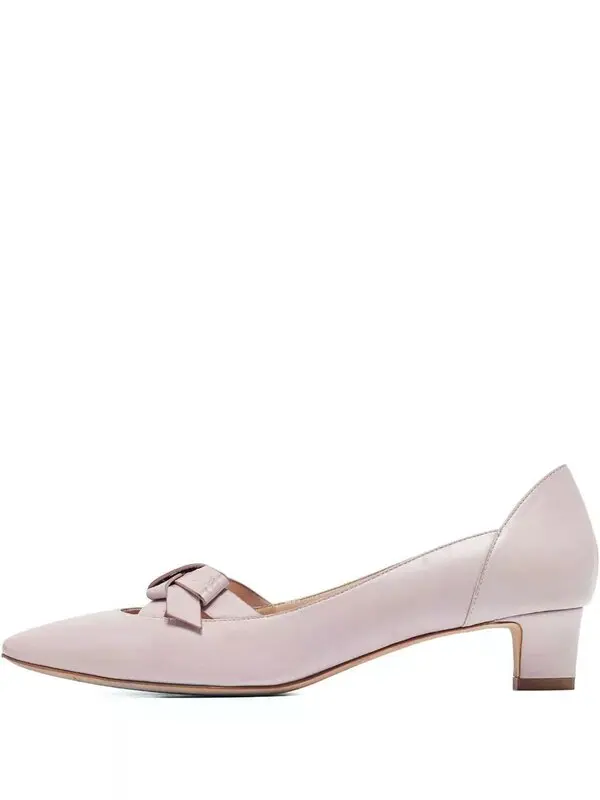 TOD'S 2023 35mm Leather Bow Pumps
