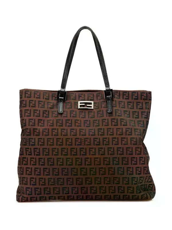 Fendi Zucchino Canvas Tote Bag