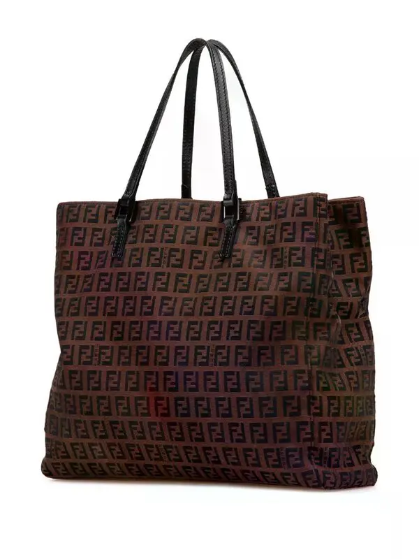 Fendi Zucchino Canvas Tote Bag