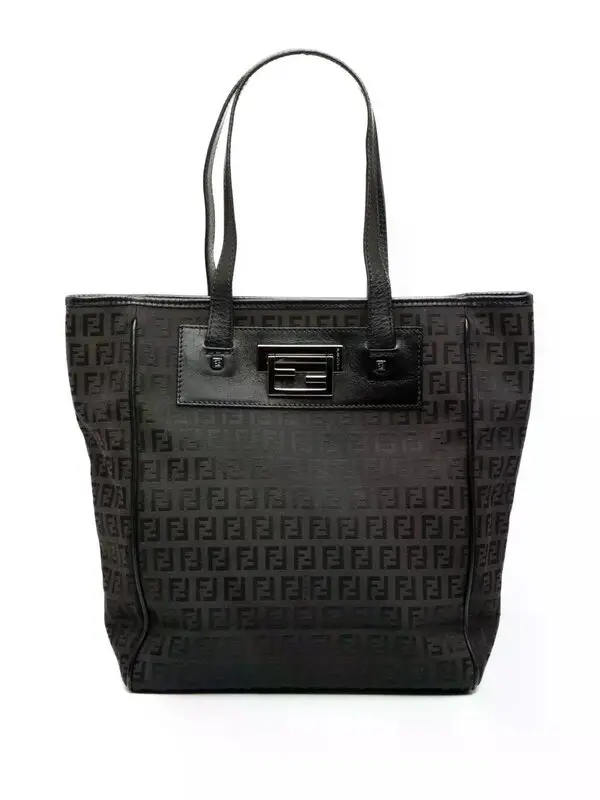 Fendi 2000-2010 Zucchino Canvas Tote Bag