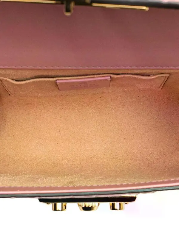 Gucci Small Sissima Padlock Crossbody Bag