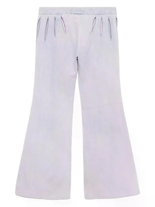 Chloé Pre-owned Cut-out Bootcut Jeans