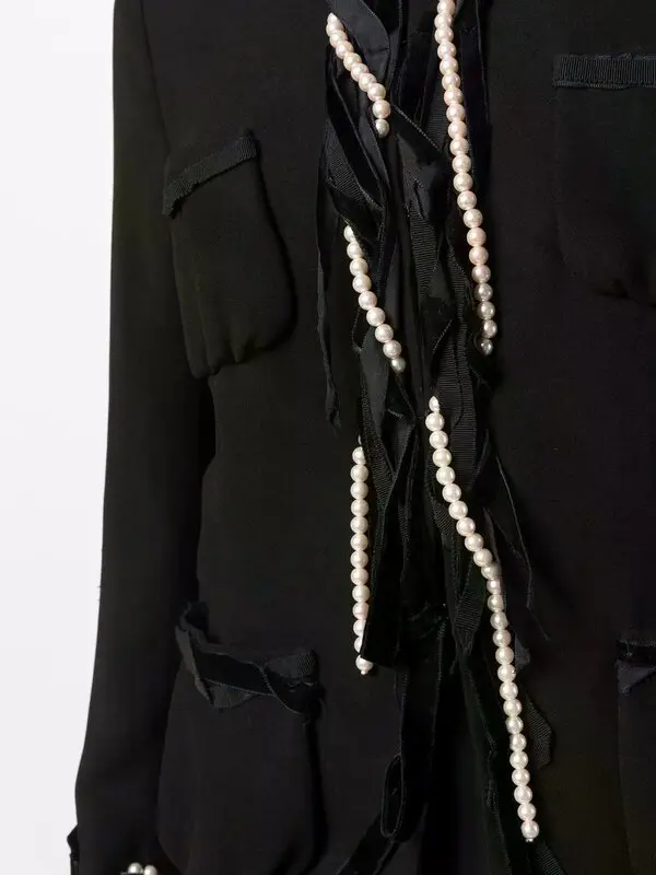 Moschino 1990s Pearl-embellished Jacket