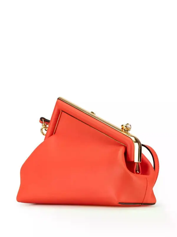 Fendi 2019 Small Nappa First Crossbody Bag - Red