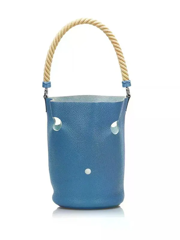 Hermès Clemence Mangeoire Pm Bucket Bag - Blue