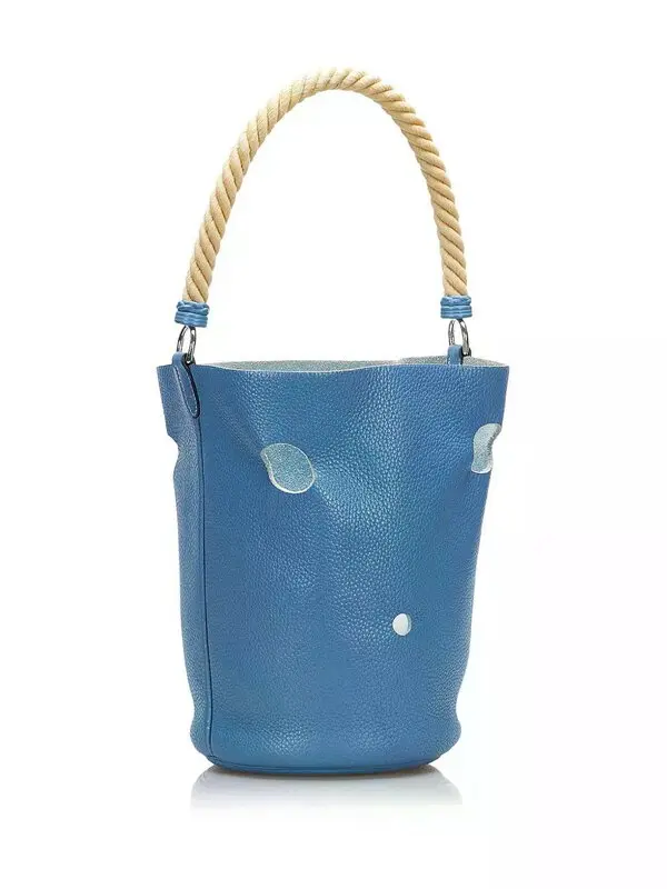 Hermès Clemence Mangeoire Pm Bucket Bag - Blue