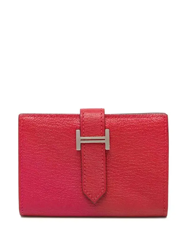 Hermès 2018 Bearn Wallet - Red