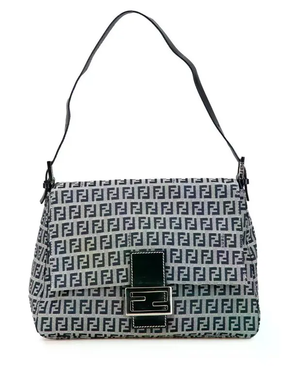 Fendi Zucchino Canvas Mamma Forever Shoulder Bag