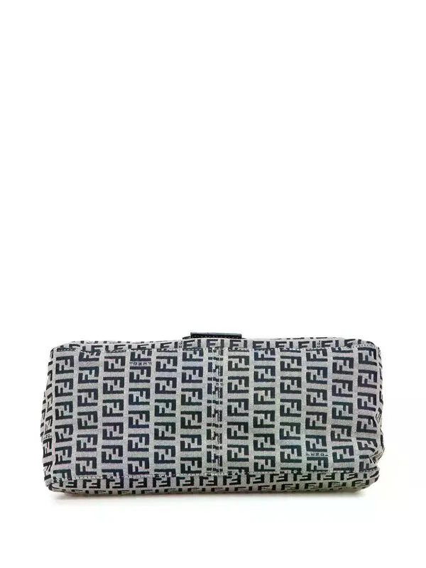Fendi Zucchino Canvas Mamma Forever Shoulder Bag