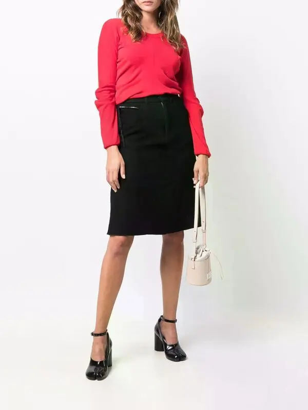MAISON MARGIELA High-waisted Straight Skirt