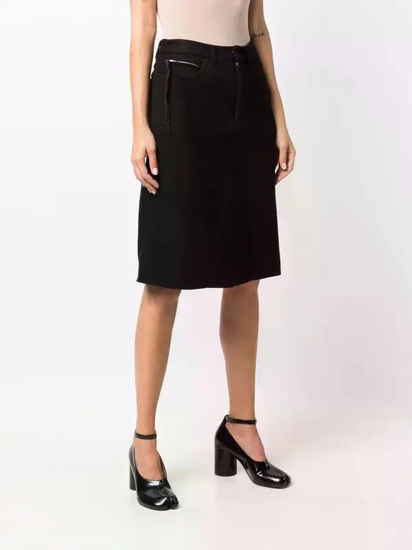 MAISON MARGIELA High-waisted Straight Skirt