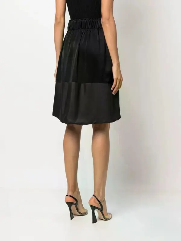 LANVIN 2006 Panelled Gathered Skirt