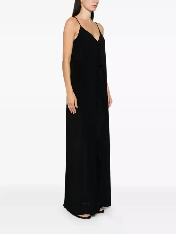 JIL SANDER Ruffle-detail Maxi Dress