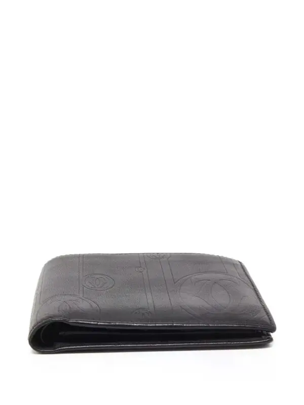 CARTIER Logo-embroidered Leather Wallet