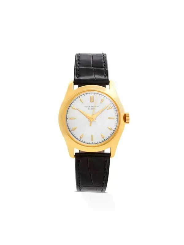 Patek Philippe 1954 Calatrava 18kt Yellow Gold Watch - Silver
