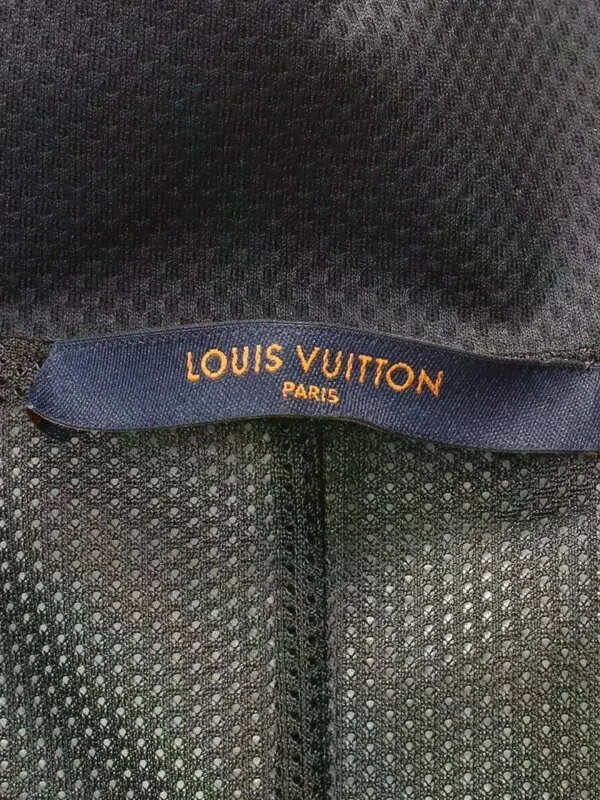 LOUIS VUITTON 2010s Embellished-logo Jacket