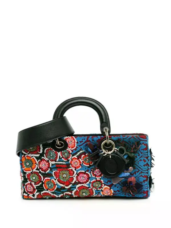 Dior 2016 Lady D-joy Satchel - Blue
