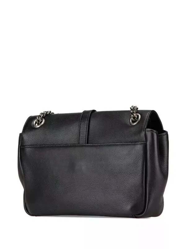 Saint Laurent Pre-owned Medium Monogram Heart Patchwork Chain Wallet