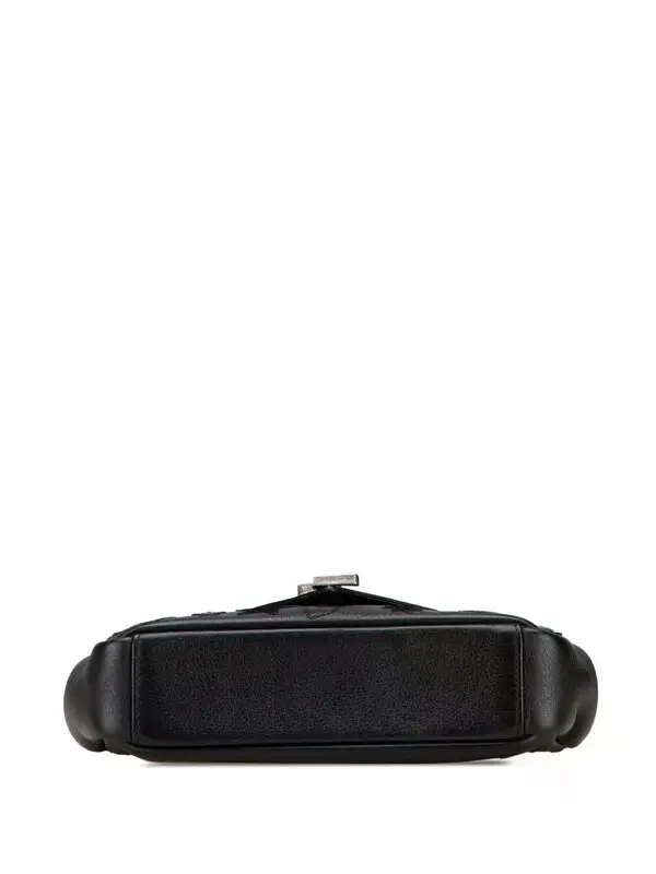 Saint Laurent Pre-owned Medium Monogram Heart Patchwork Chain Wallet